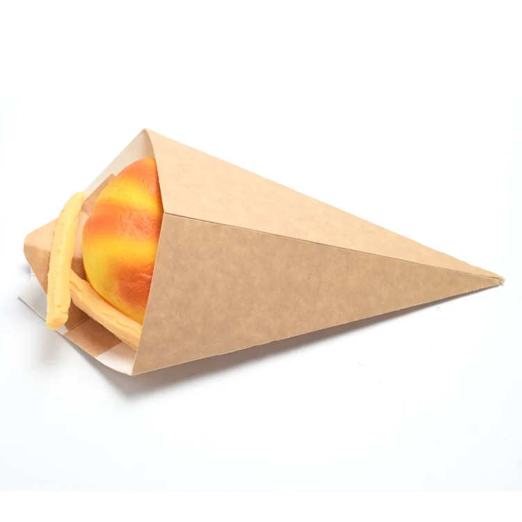 Cheap Biodegradable Paper Cone With Sauce Container For French Fries ...