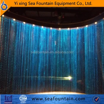 Indoor Fiber String Curtain Colorful Water Rain Curtain Fountains - Buy ...