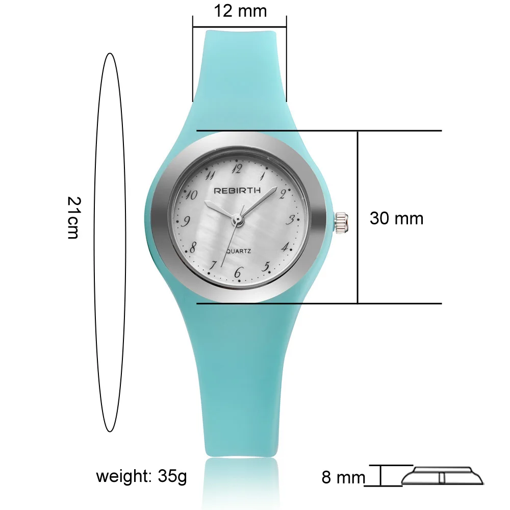 Rebirth Re091 Women's Fashion&casual Watches Quartz Movement Simple ...