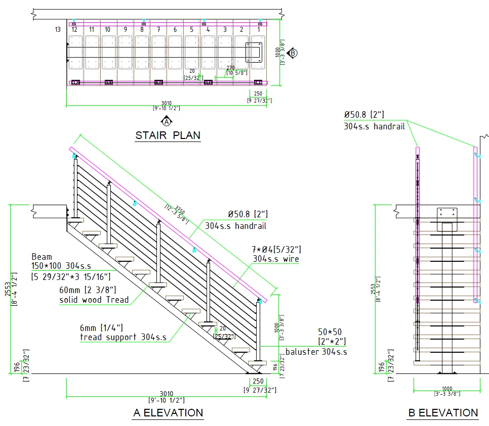 Invisible Stairs Stringer Diy Floating Staircase Maple Stair Tread ...