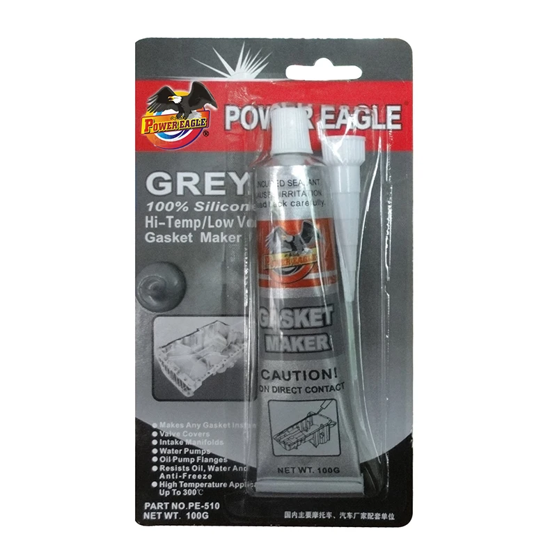 High Temperature Grey RTV Silicone Sealant Gasket Maker