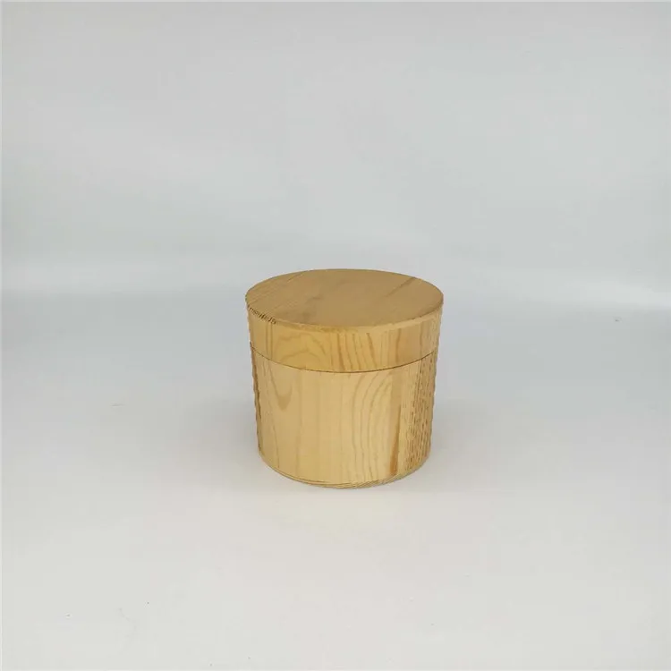 Unfinished Handmade Small Wooden Cylinder Box - Hot Sale