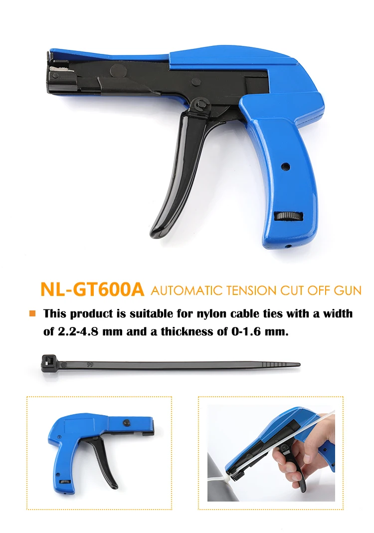 Automatic Cable Tie Gun For Nylon Zip Ties Tight Quickly Tool - Buy ...