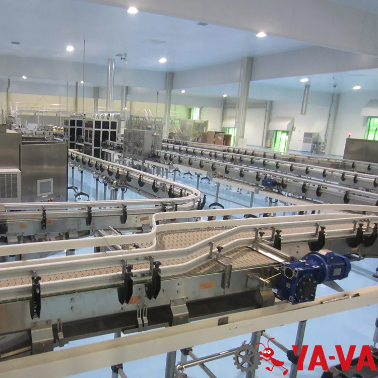 YA-VA Conveyor System Plastic Guide Rail Bracket Mounting