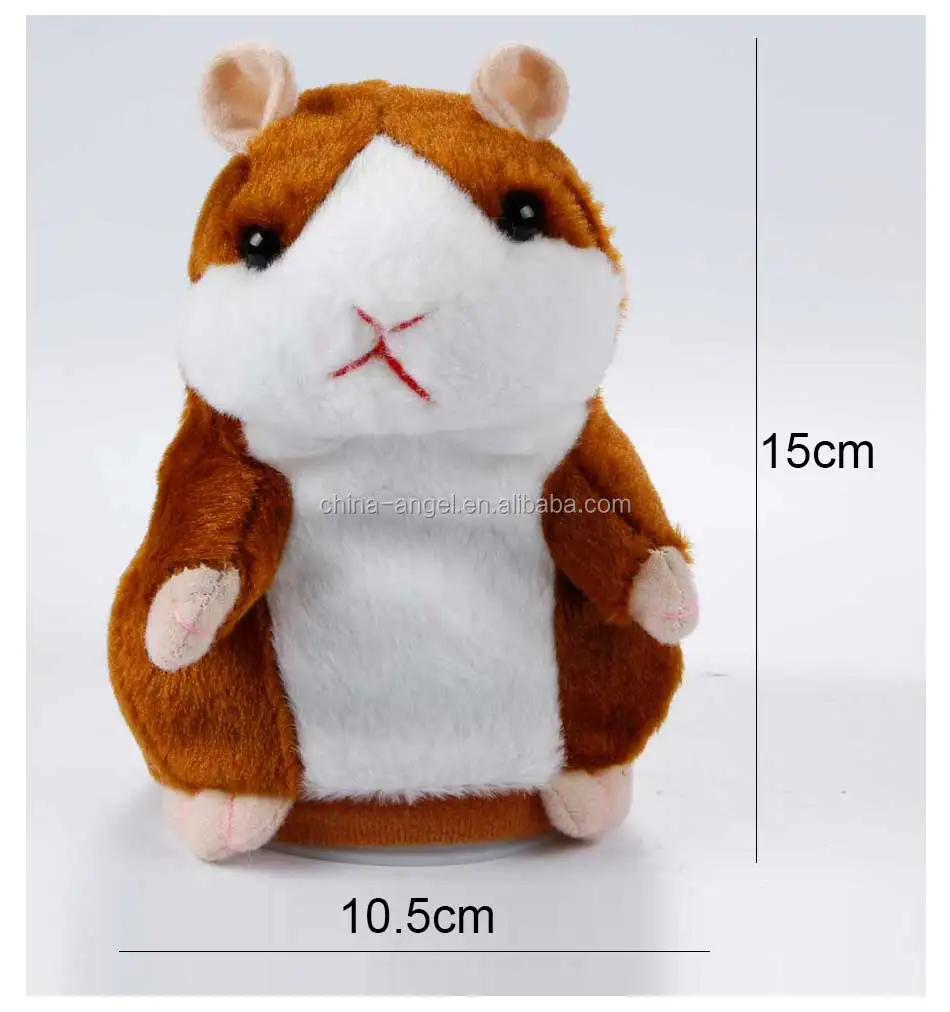 2021 Talking Hamster Mouse Pet Plush Toy Hot Cute Speak Talking Sound ...
