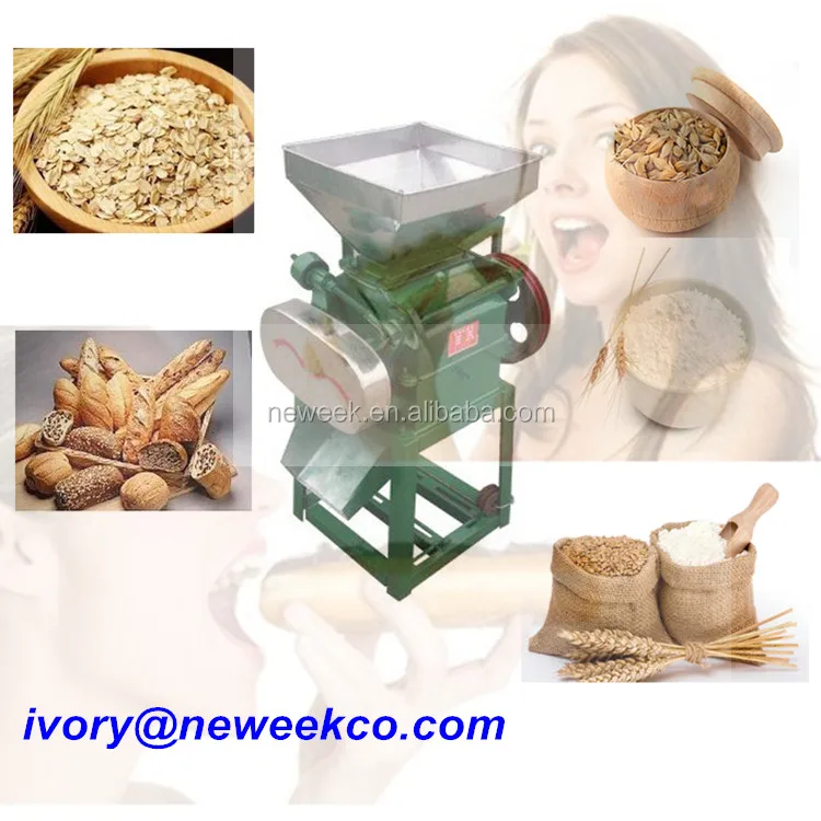 Neweek Electric Barley Roller Mill Wheat Flour Milling Machine - Buy ...