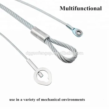 Durable Galvanized Steel Wire Rope Assemblies Toughened Cable End With ...