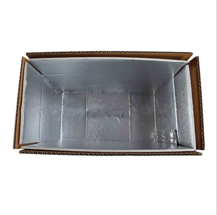 Cold Frozen Food Packaging Boxes Shipping Aluminum Cooler Box ...