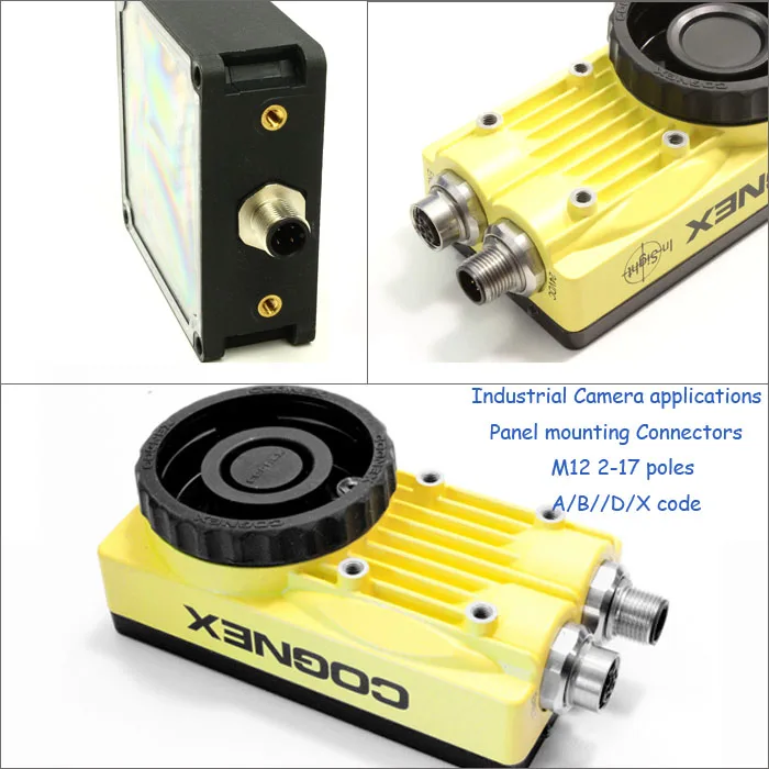 Cognex Ethernet 8 Pin X Coding M12 to RJ45 Cable for BALLUFF Industrial ...