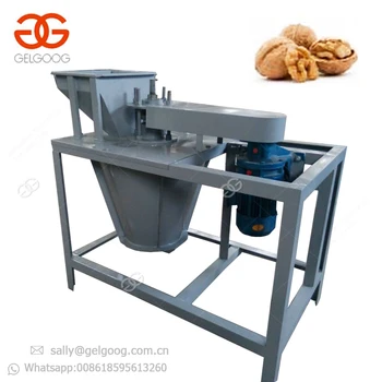 Good Quality Small Commercial Automatic Pecan Nut Cracking Shelling Hulling Sheller Huller Black ...