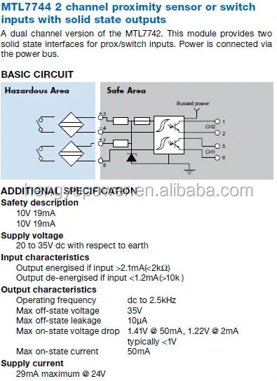 Mtl Intrinsically Safe Zener Barriers Mtl7743 - Buy Mtl Safety Barrier ...
