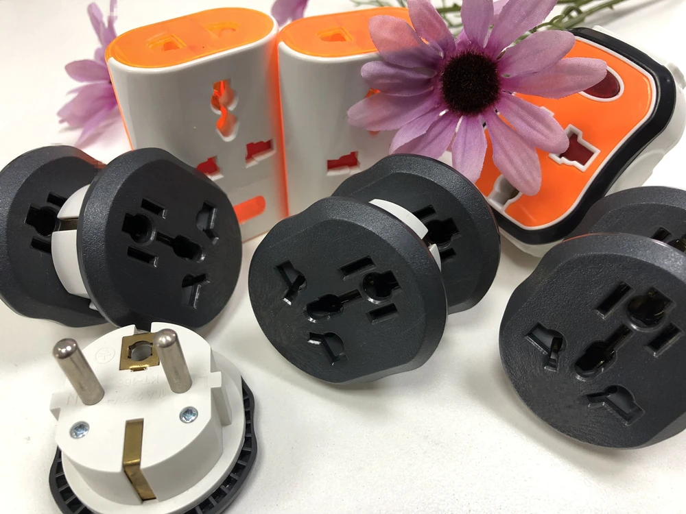 KT-168 16A 250V Durable Wall Switches Adaptor Plug with CE