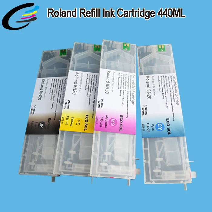 Factory Direct Wholesale Roland Eco Solvent Ink Cartridge 440ml ...