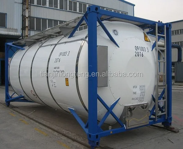 20ft Rvs Food Grade Iso Tank Container Voor Verkoop - Buy Food Grade ...