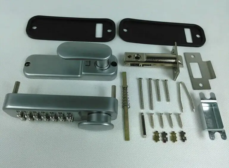 Udohow No Battery Digital Number Push Button Mechanical Code Keyless ...