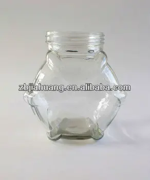 Small Unique Hexagonal Shaped Glass Jars - Buy Glass Candy Jar,Oval ...