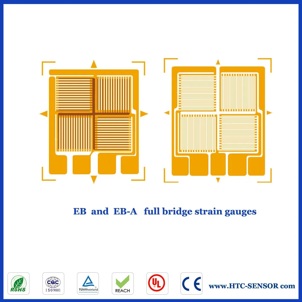 EB Full Bridge Metail Foil Strain Gauges for Accurate Measurement