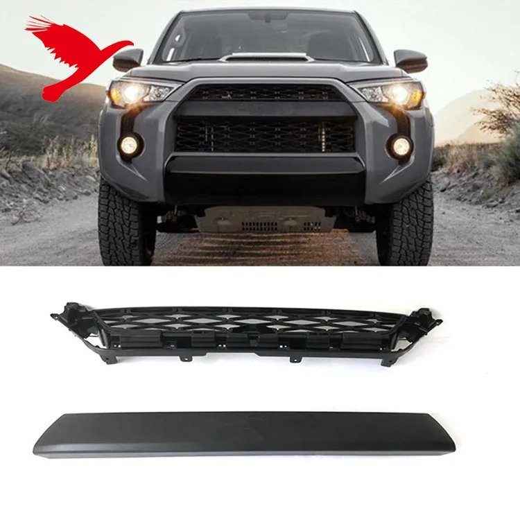 Black Plastic Car Front Middle Grille Frame for Toyota 4runner 2014-2019