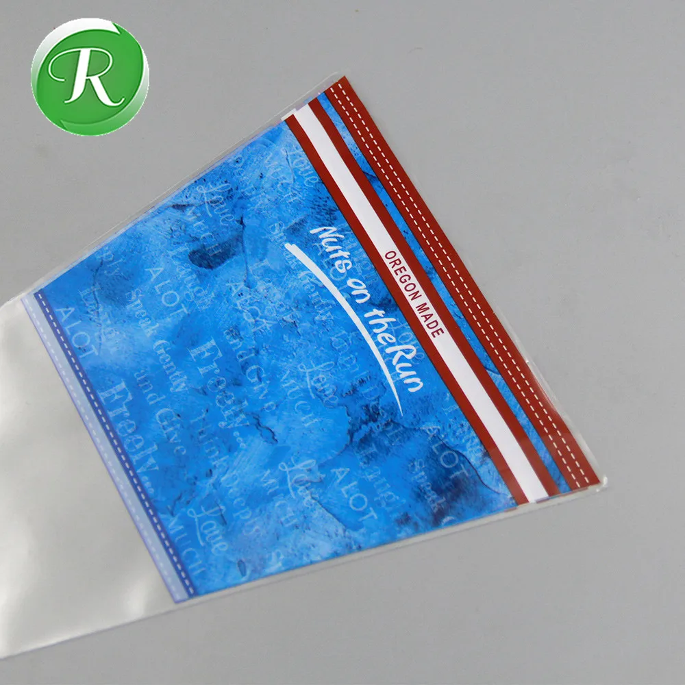 Custom Clear Transparent Triangle Cone Shape Plastic Popcorn Packaging Bag