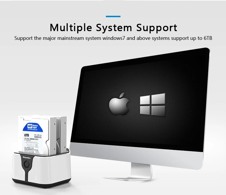 Blueendless Bs-hd05 2bay Usb3.0 Docking Station For All Pc&laptop 2.5 ...