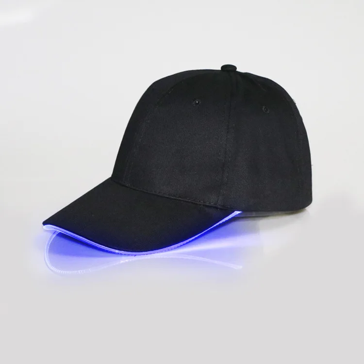 6 Colors Led Light Flash Baseball Cap Fashion Led Lighted Glow Club ...