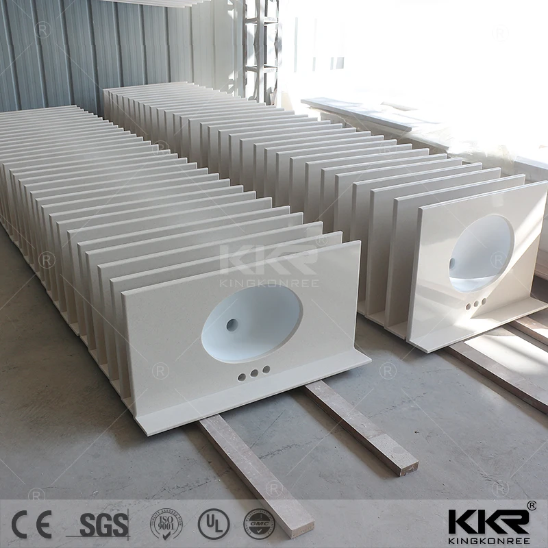 Counter Top Acrylic Molded Integrated Sink and Countertop | Custom ...