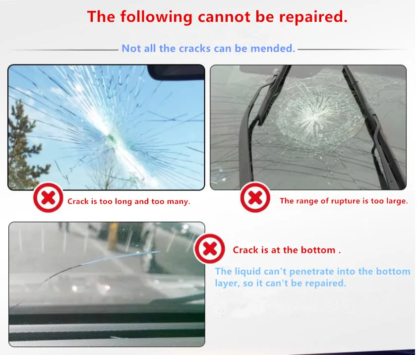 Auto Glass Windshield Dent Repair Tools Car Windshield Crack Repair ...