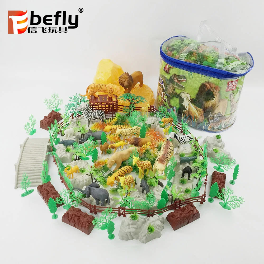 Giraffe Zebra Mini Model Plastic Toy Wild Animal Sets - Buy Plastic Toy ...