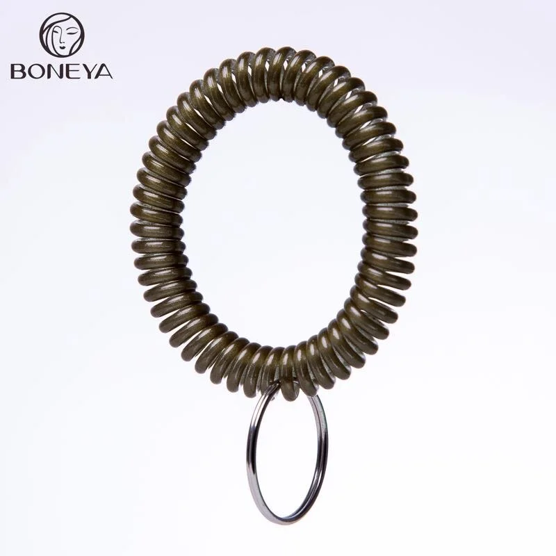Plastic Helicoiled Rubber Keychain For Kids Outdoor Gym Park - Buy ...