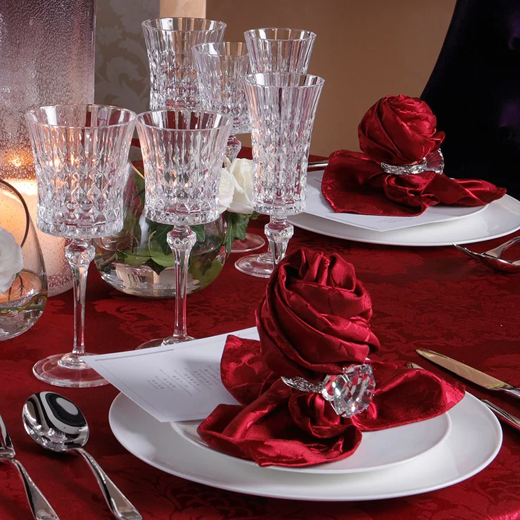 Elegant 100% Polyester Jacquard Table Underlay for Events