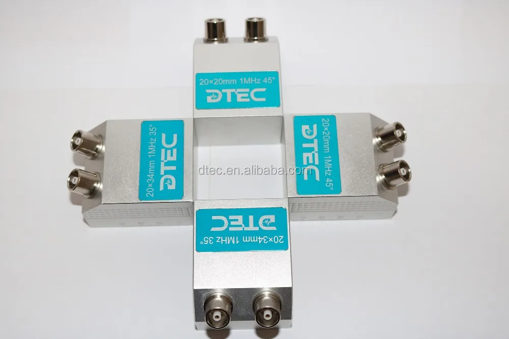 Dtec Dual Angle Ut Probe,20x20mm,1mhz,45 Degree,Customized Oem Probes ...