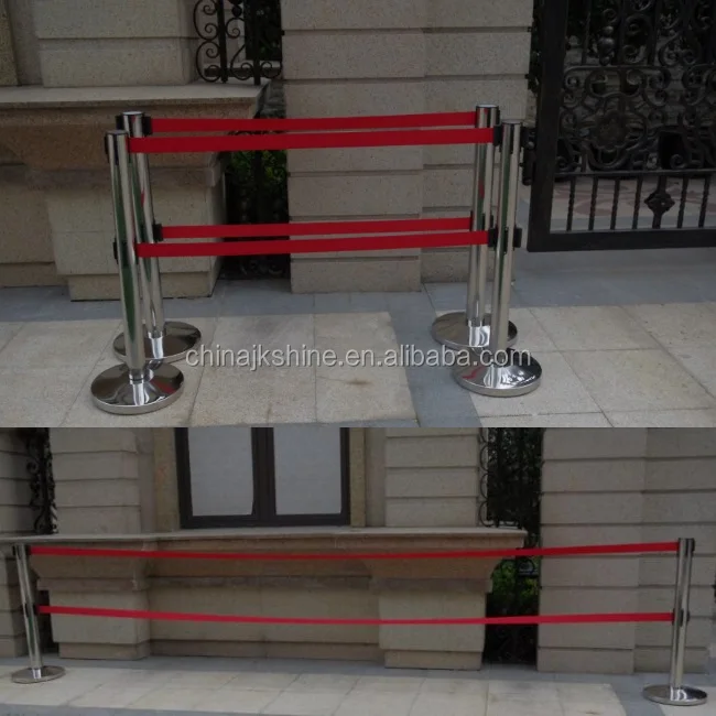 Mall Shop Service Counter Used Queue Line Barrier System Twin Bars ...