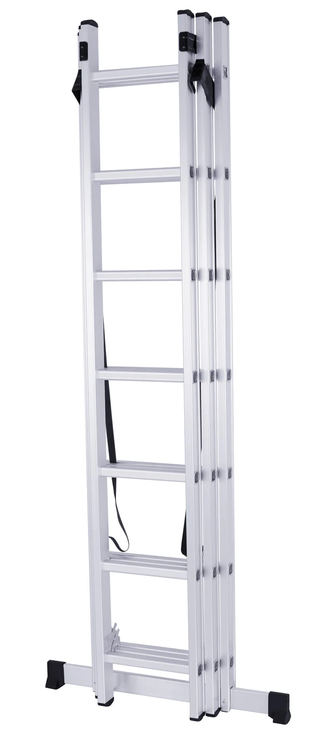 SOYOUNG Ladder - Versatile 3 Stage Aluminum Long Ladder