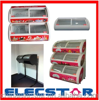 Visimax 3 Layer Freezer/ 3 Tier Ice Cream Freezer,3 Deck Frozen Food ...