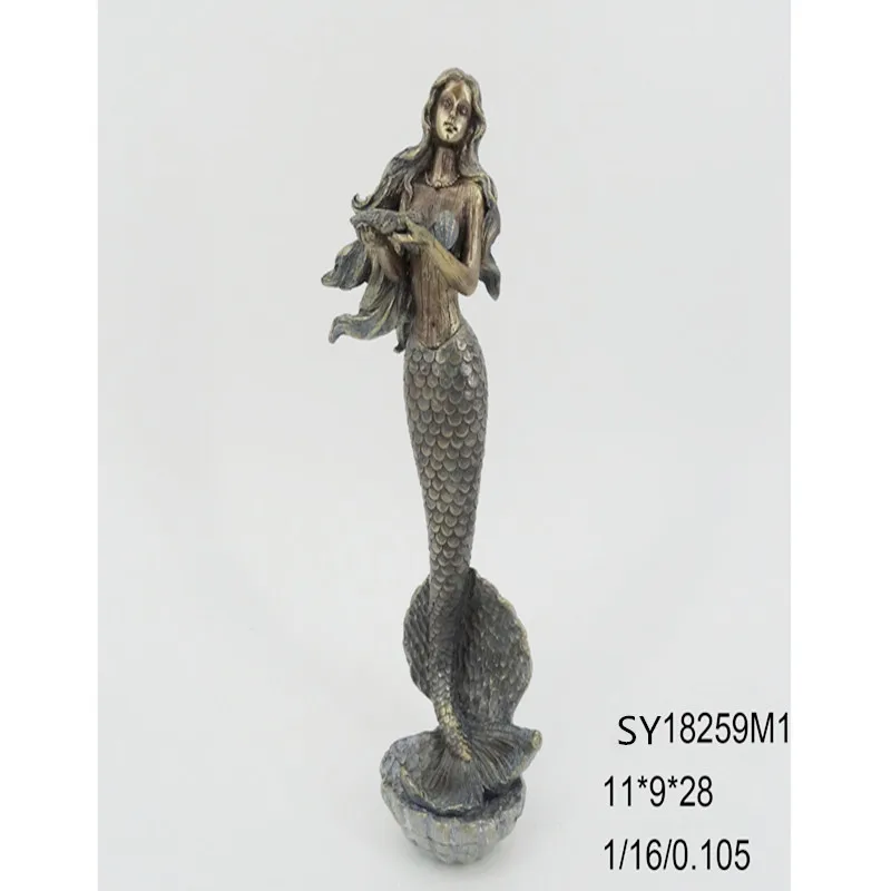 High Quality Resin Craft Statues Of Mermaid Figurine For Home And ...
