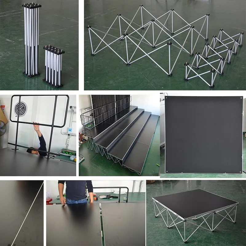 Portable Stage Rental - Mini Stage Platforms with Risers