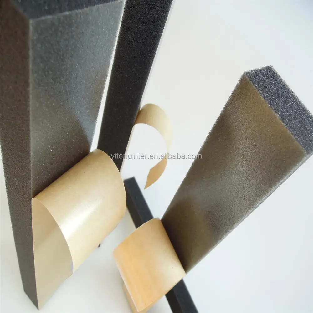 High Density Polyurethane Foam Strips with Adhesive Tapes