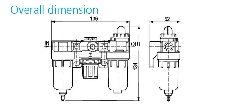 Air Pressure Regulator Ac2000 Pneumatic Combined Precision Pneumatic ...