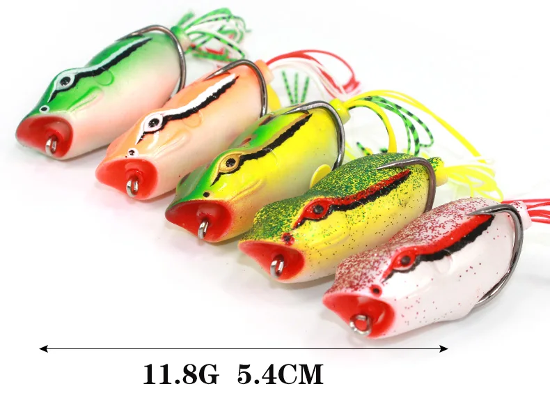 Manufacturer Supply Artificial Fishing Jump Frog Lure,In Stock Topwater ...