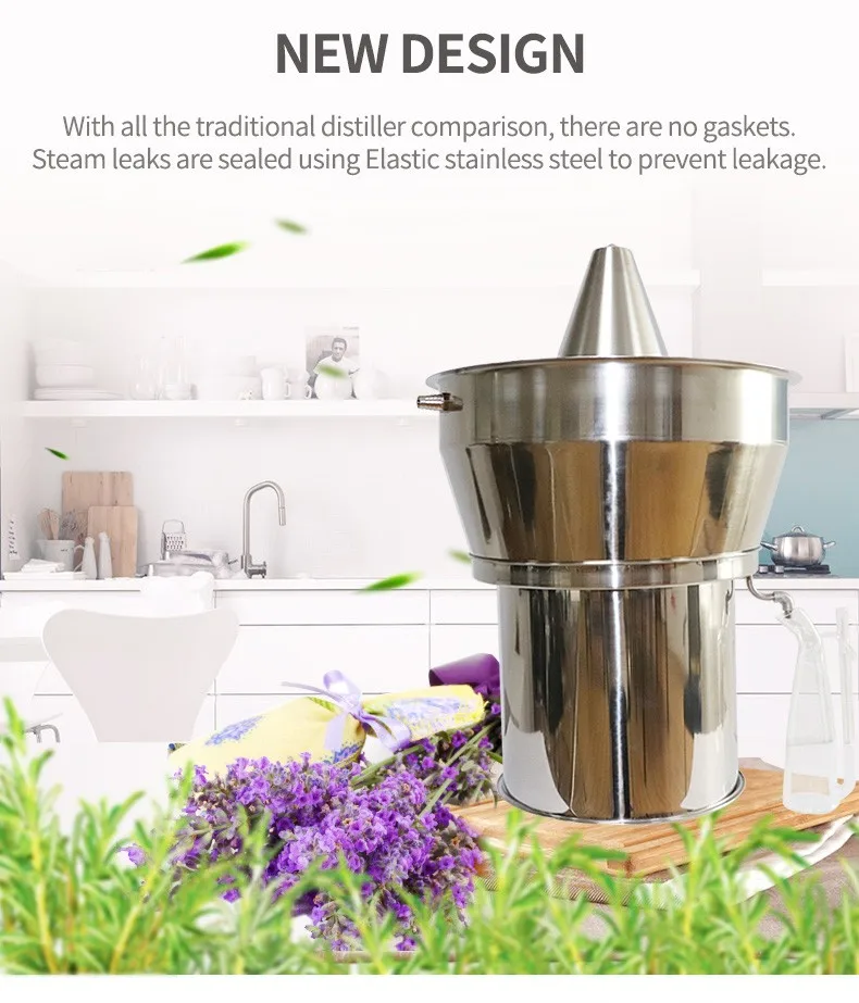Herb Leaves,Flower Oil Extractor,Essential Oil Distillation Equipment ...