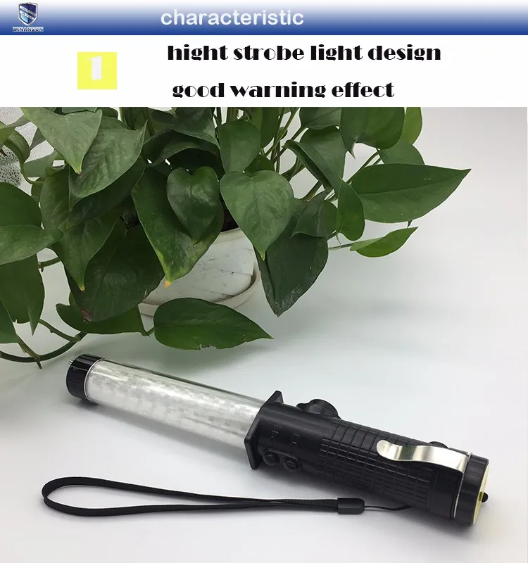High Quality Police Electric Shock Traffic Led Metal Baton - Buy Police ...