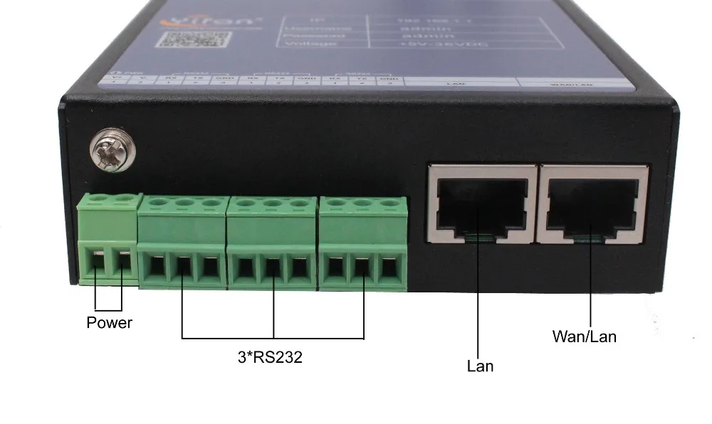 Support Multi Serial Port Rs232 Rs485 Industrial Wireless M2m 4g Router ...