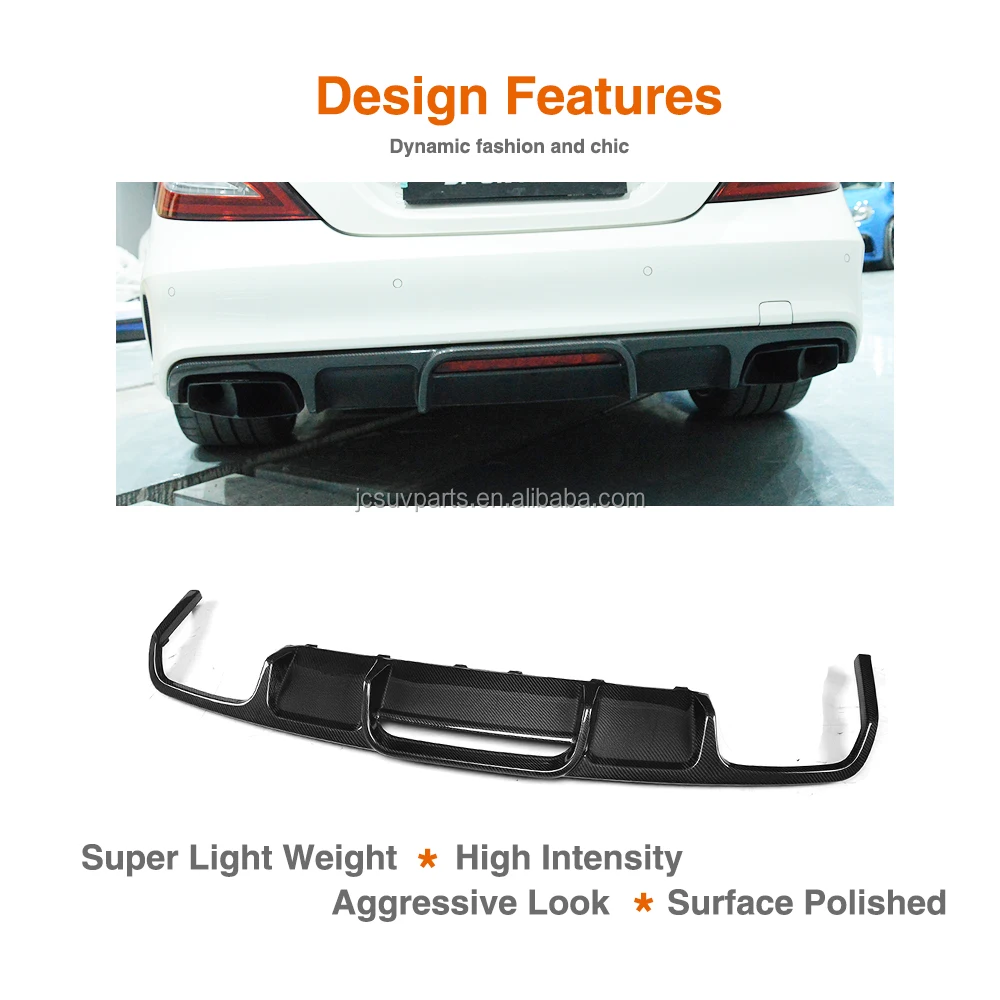 Carbon Fiber Rear Diffuser For Mercedes Cls-class W218 Cls63 - Buy Rear ...
