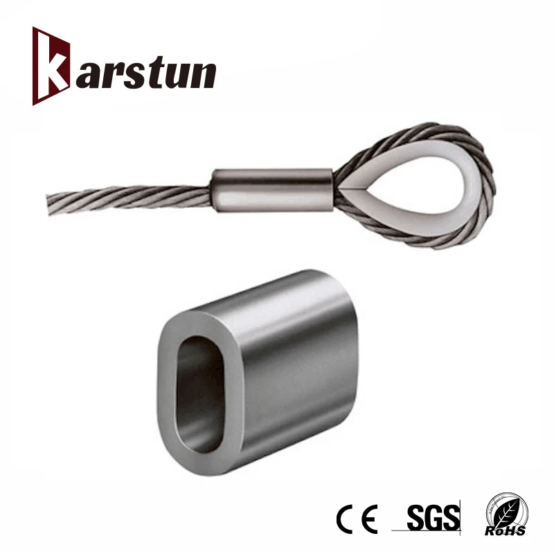 Factory Direct Sale Wire Rope Sling Ferrules Sleeve 2mm Oval Aluminum Ferrule - Buy Aluminium ...