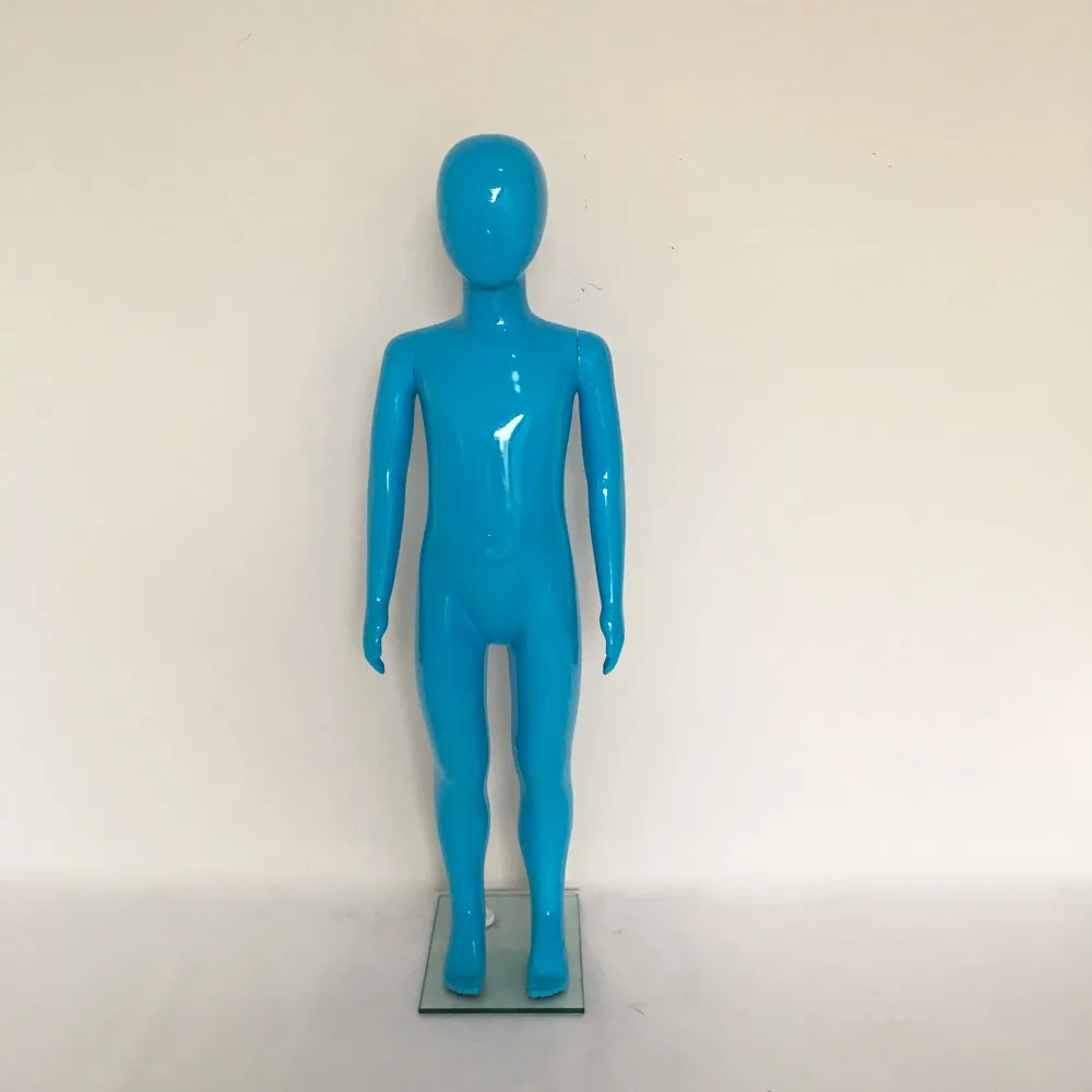 Glossy Black Color 140cm Kids Clothes Display Mannequin - Buy Kids ...