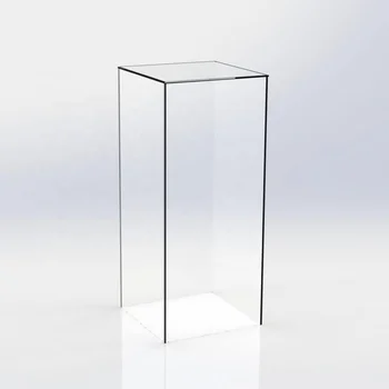 Square Perspex Acrylic Plinth Clear Acrylic Pedestal Stand - Buy ...