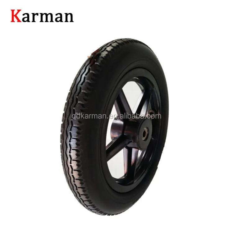 12 Inch Kinds Bike Pu Foam Solid Wheel With Plastic Rim 12 1/2 * 2 1/4 ...