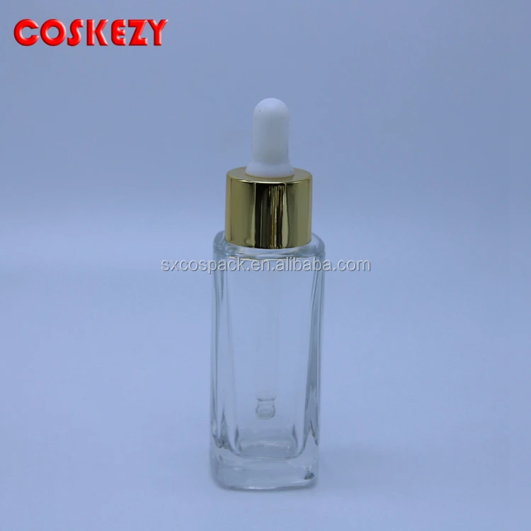 Purple 30ml Fancy Cosmetic Glass Empty Essential Oil Dropper Bottles ...