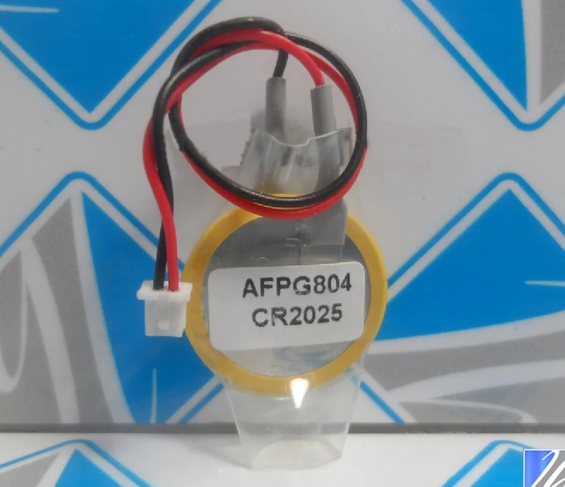 Coin Battery AFPG804 for PLC CR2025 with Wire and Plug
