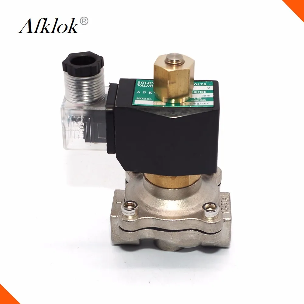 1/2" Npt Stainless Steel N/o Water Solenoid Valve 220v Ac - Buy Solenoid Valve,Solenoid Valve ...